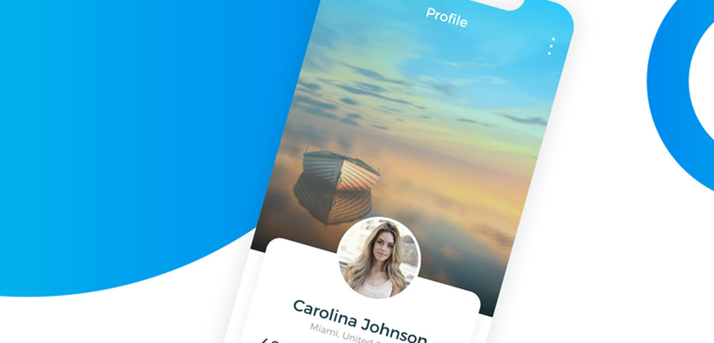 Profile screen - Mobile UI template - UX Crush