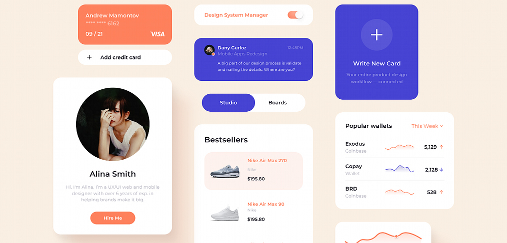 Free Figma UI elements - UX Crush