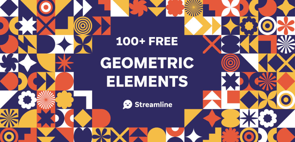 Figma Abstract Geometric vectors - UX Crush