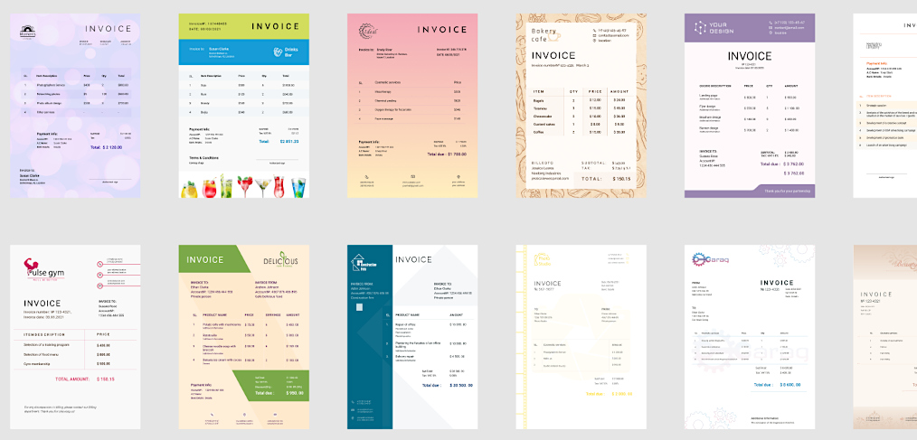 10 free Figma invoice templates - UX Crush